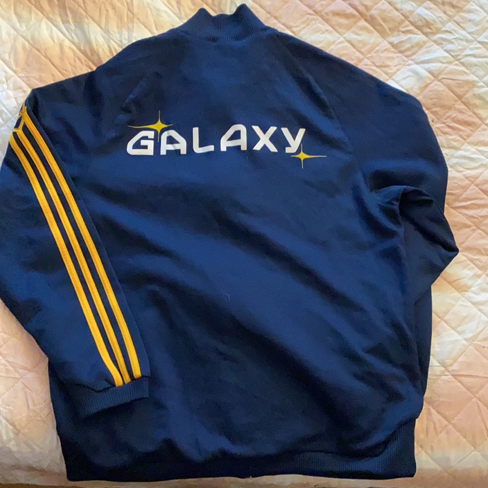 David Beckham Adidas La Galaxy Track Jacket - Gem